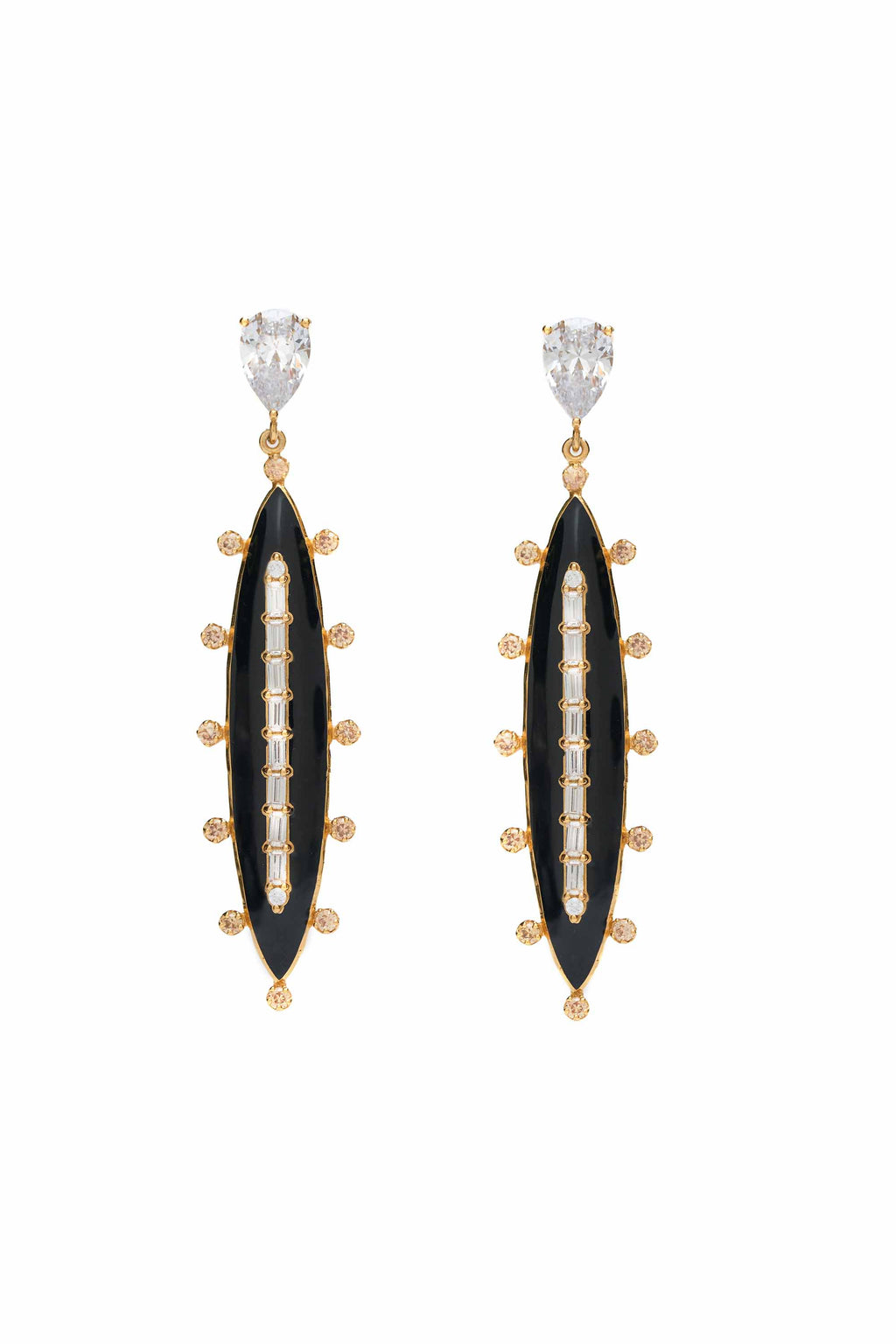 Numisma Oblong Earrings available only at Shivan and Narresh – SHIVAN & NARRESH