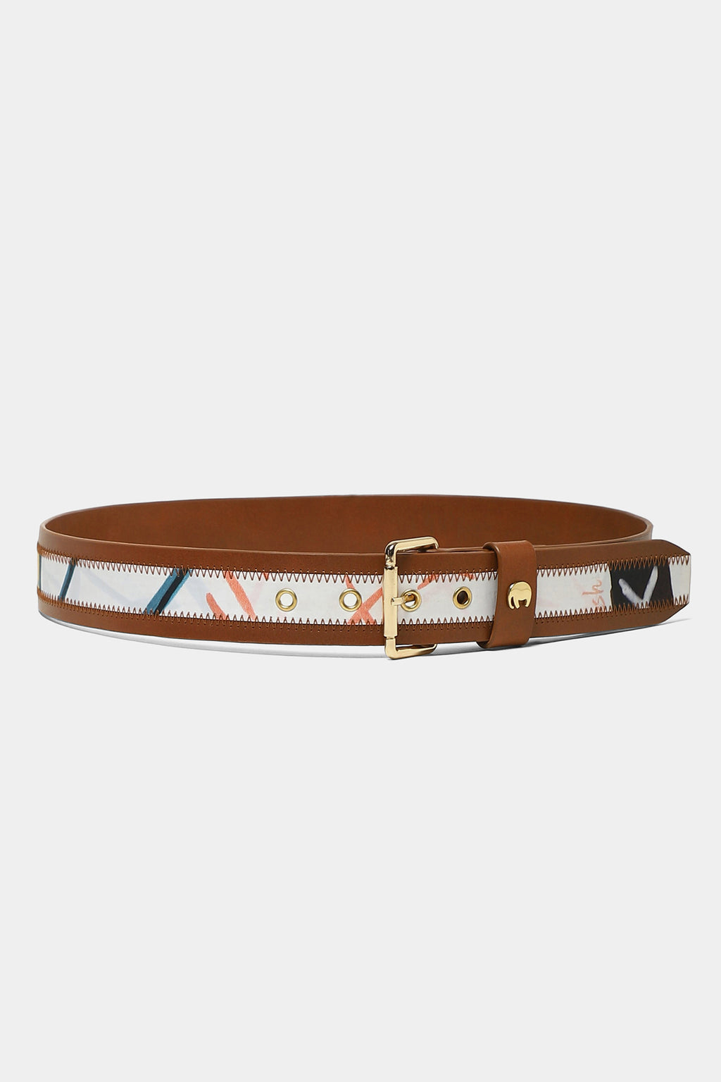 Tan Surocco Trimmed Belt available only at Shivan and Narresh – SHIVAN ...