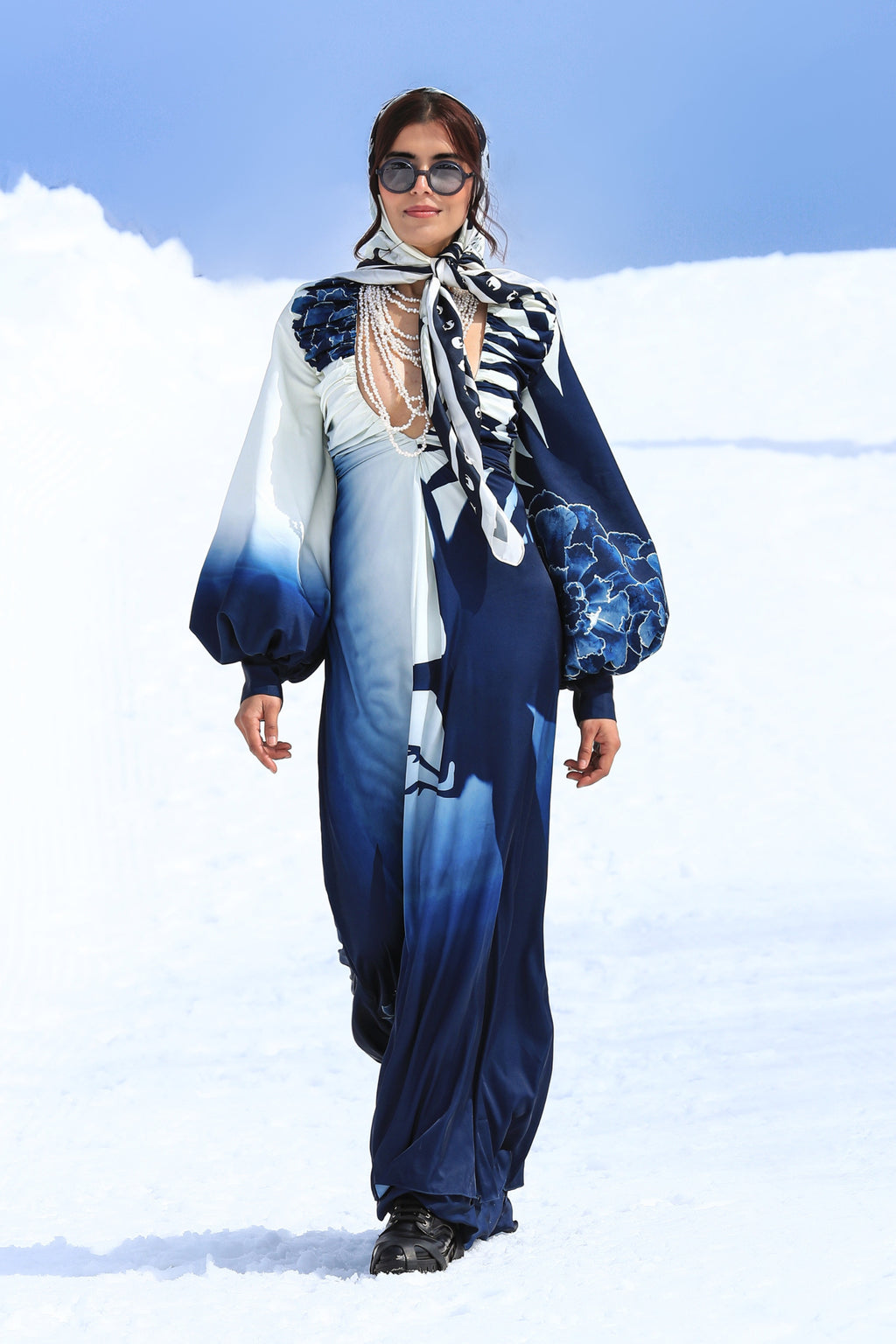 Azure Juno Bloom Gown available only at Shivan and Narresh – SHIVAN ...
