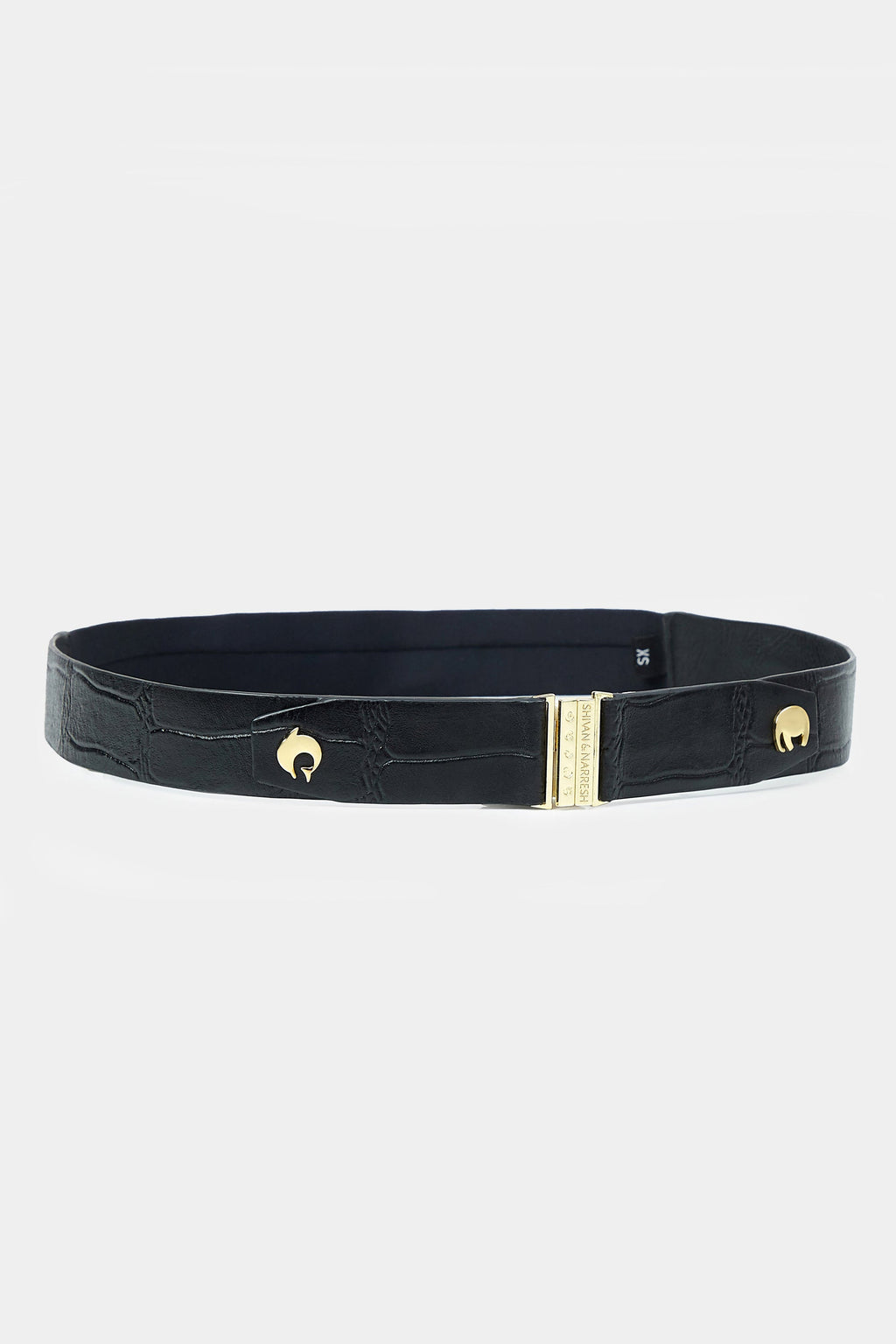 Black Iconopin Belt – SHIVAN & NARRESH
