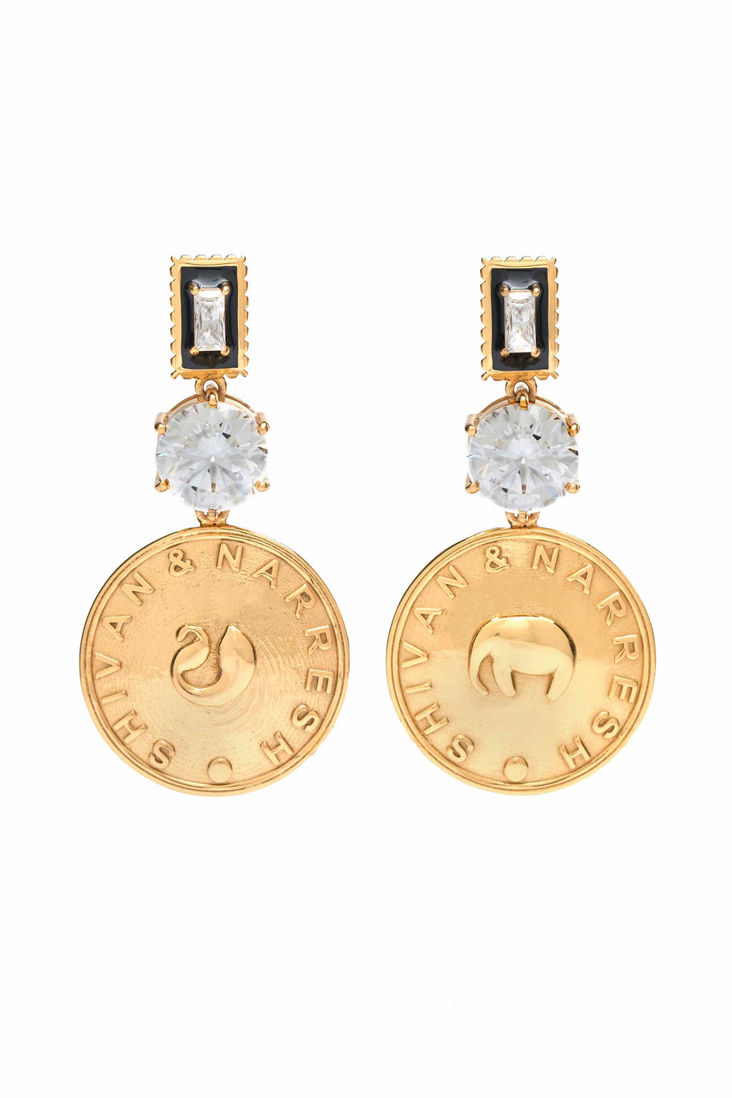 Numisma Drop Earrings available only at Shivan and Narresh – SHIVAN & NARRESH